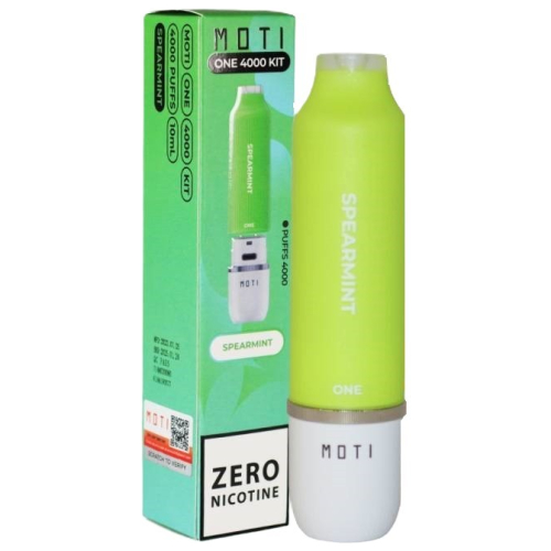 Moti One Pod Kit 4000 Puff Spearmint: Vapeo refrescante