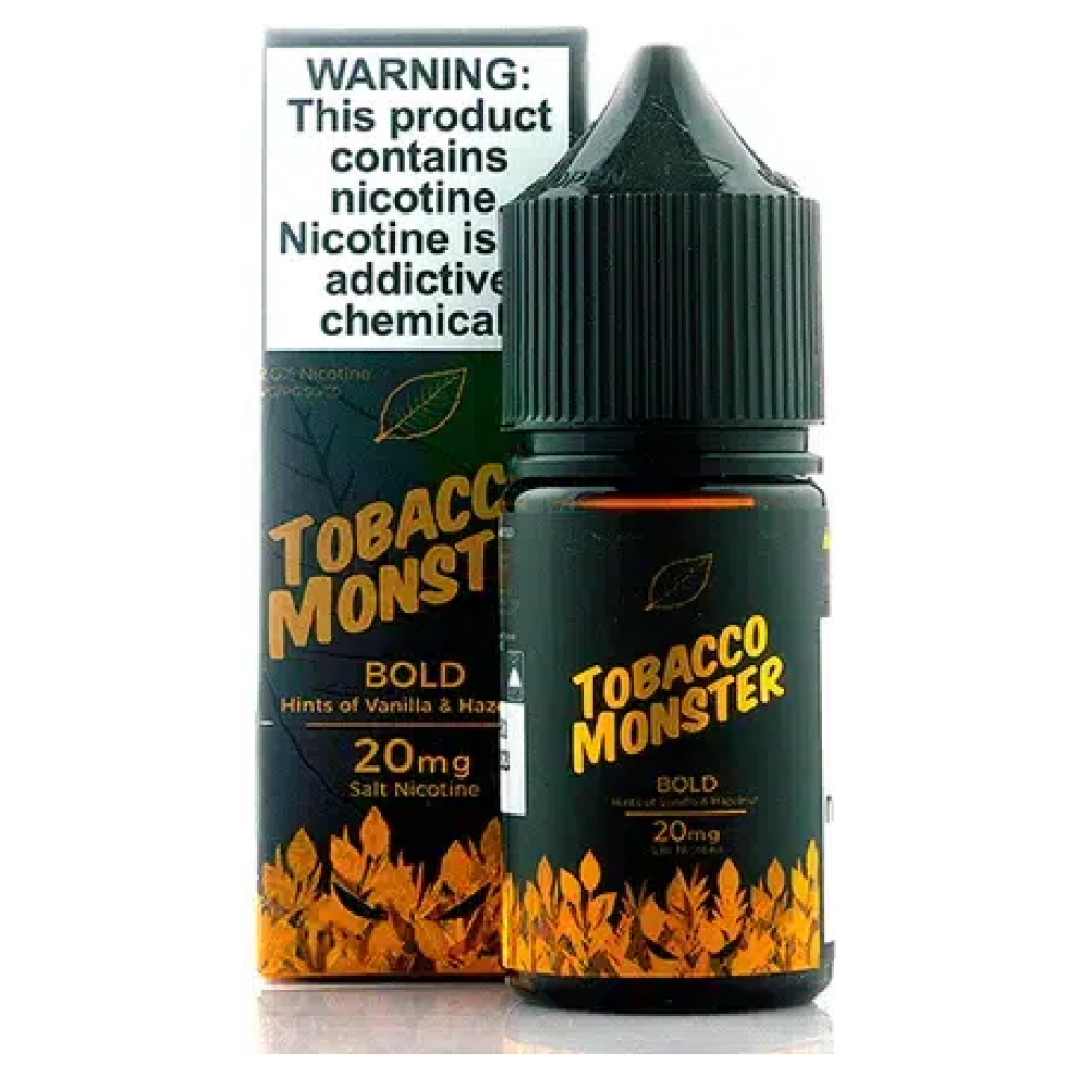 Tobacco Monster Bold Salt 30ml, Sabores Exclusivo" Tigo Vape.