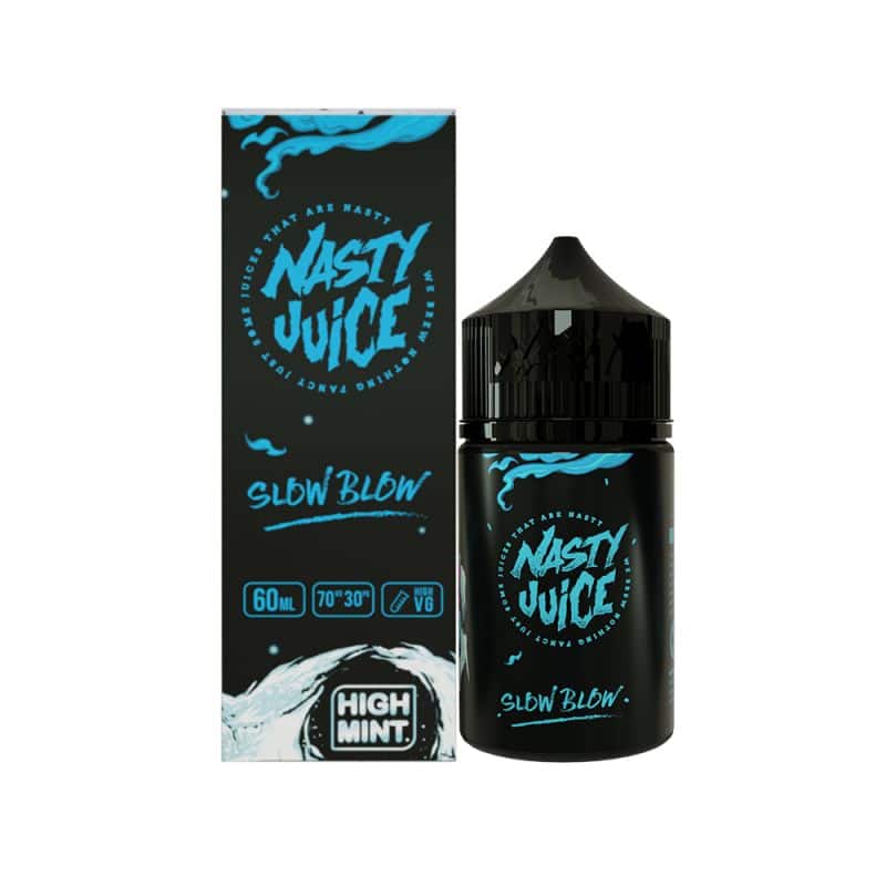 Nasty Juice Slow Blow High Mint. Sabor Intenso. Tigo Vape