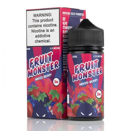 "Fruit Monster Mixed Berry - Flan de Vainilla con Arándanos"