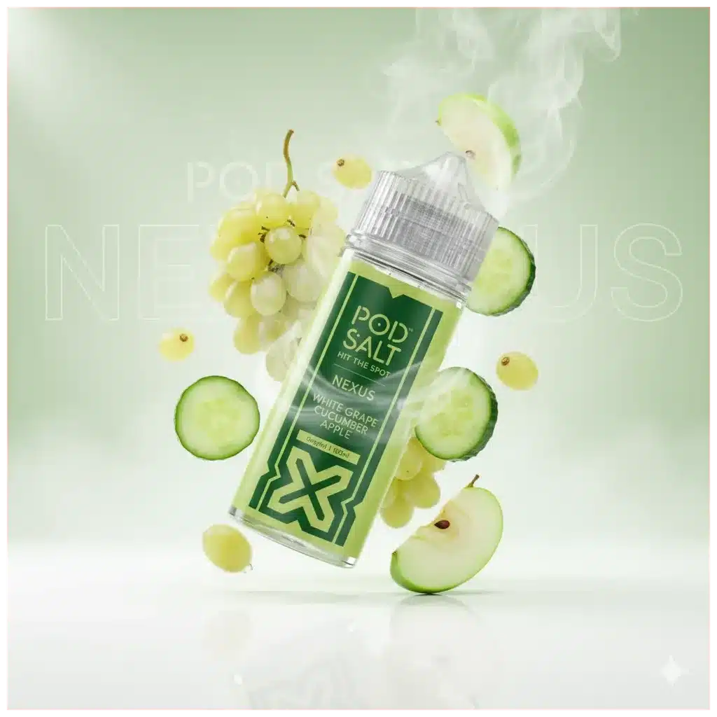 Pod Salt White Grape Cucumber Apple 100ml