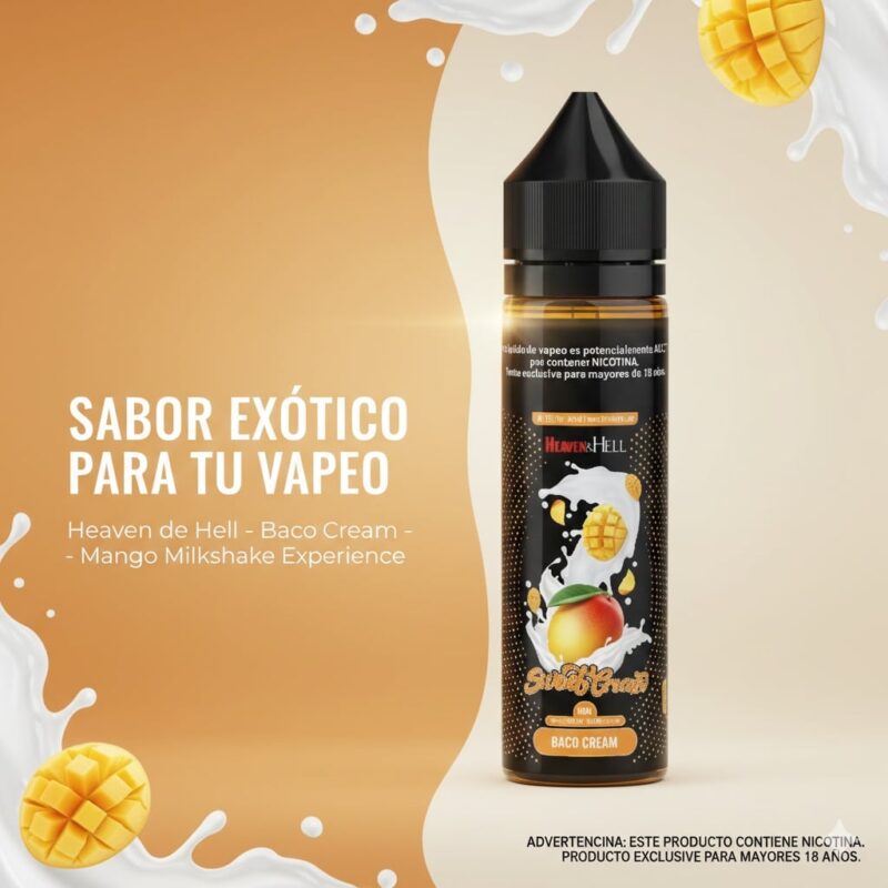 Heaven & Hell Baco Cream 60ml: Batido cremoso.